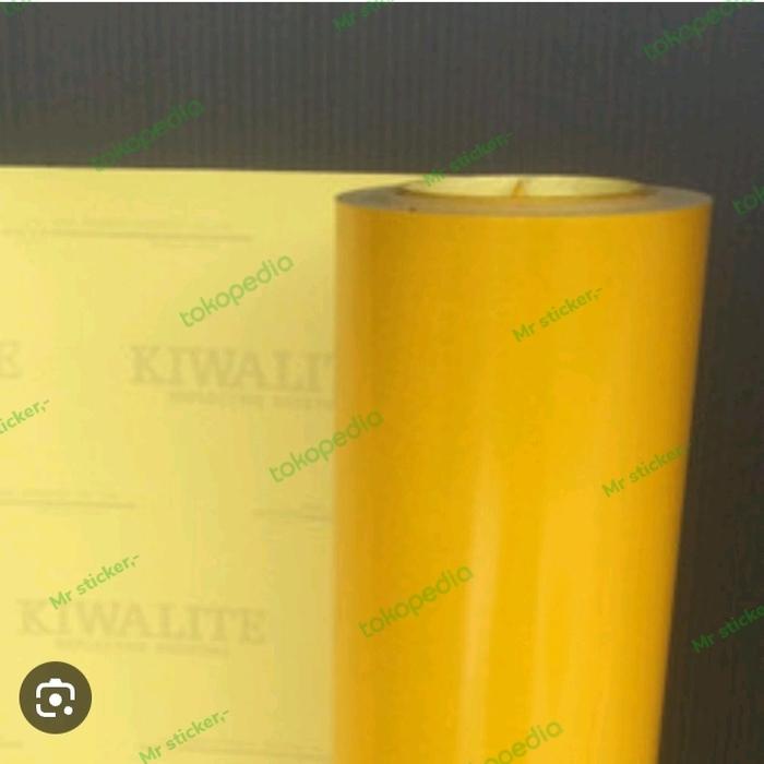 Jual [ KIWALITE REFLECTIVE ] BAHAN CUTTING STIKER WARNA KUNING TUA ...