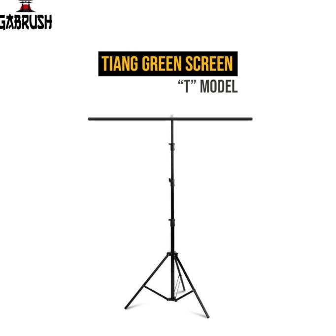 Jual SCREEN STUDIO POPULER TIANG T BLACKDROP GREEN SCREEN STUDIO LIVE ...