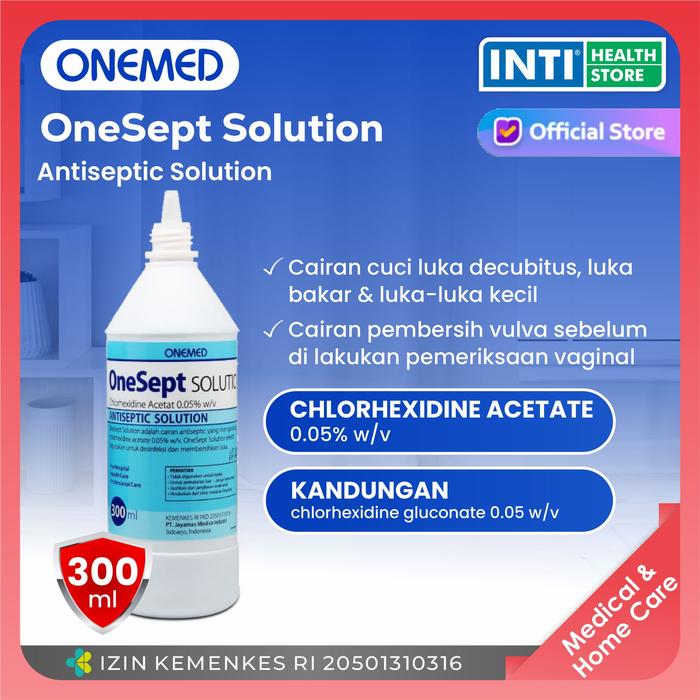 Promo ONEMED OneSept Solution 300 ml / Pembersih Luka / Cairan Disinfektan - Kota Bandung - Inti ...