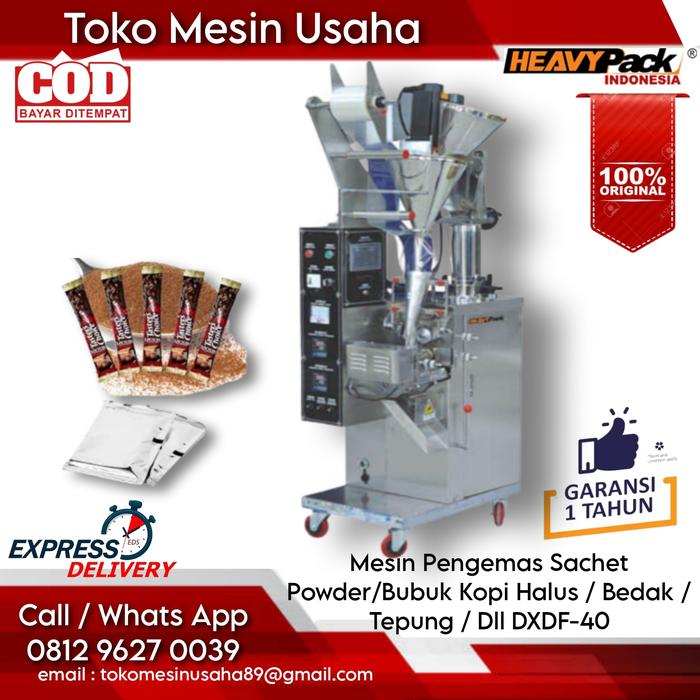 Jual Mesin Pengemas Sachet Powder Otomatis DXDF-40 HEAVYPACK - Jakarta ...
