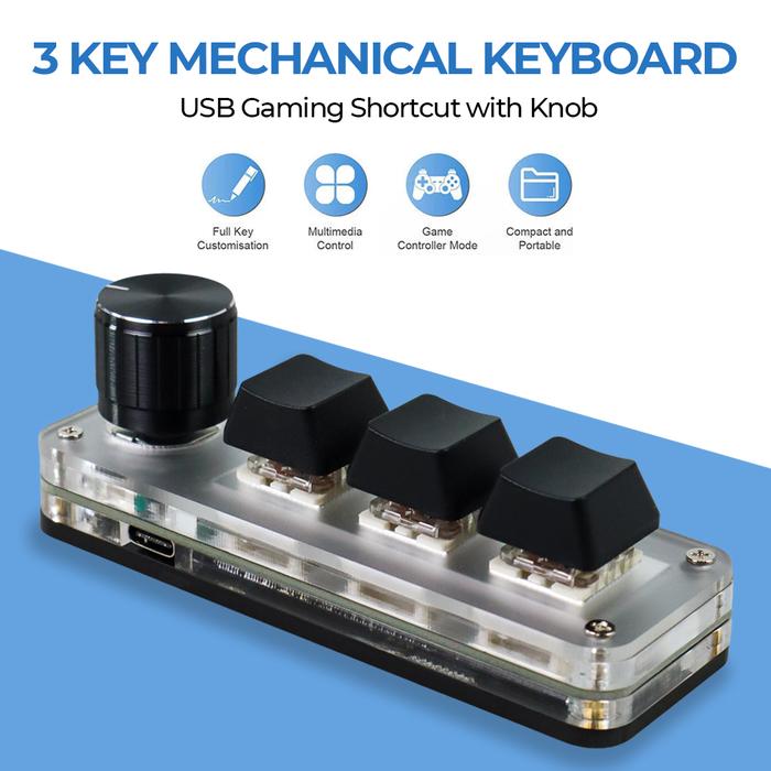 Jual Macropad Dumpad Numpad Macro Keyboard Mechanical Wireless ...