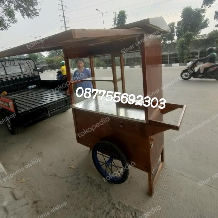 Jual Gerobak sate/gerobak kayu - Jakarta Barat - Sinar sempurna olshop ...