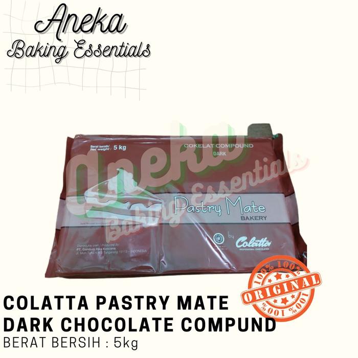 Jual Collata Dark Chocolate Compound Pastry Mate 5kg - Kota Bandung ...