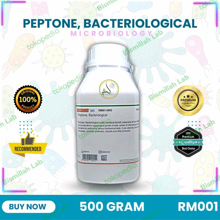 Jual Peptone, Bacteriological, 500 Gram - Kab. Bogor - Bismillah Lab ...