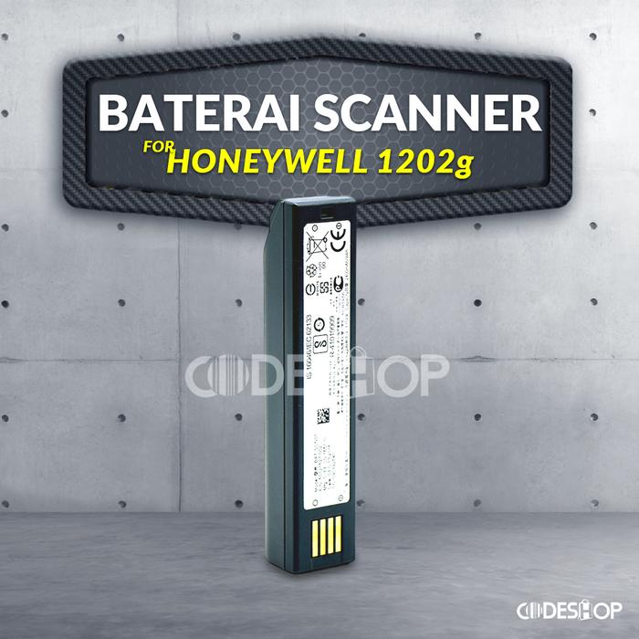 Jual Baterai Scanner Barcode Honeywell 1202G Spare Part - Battery ...