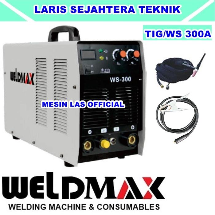 Jual Mesin Las Tig 300 Argon Weldmax WS-300 A Trafo Las Argon - Jakarta ...