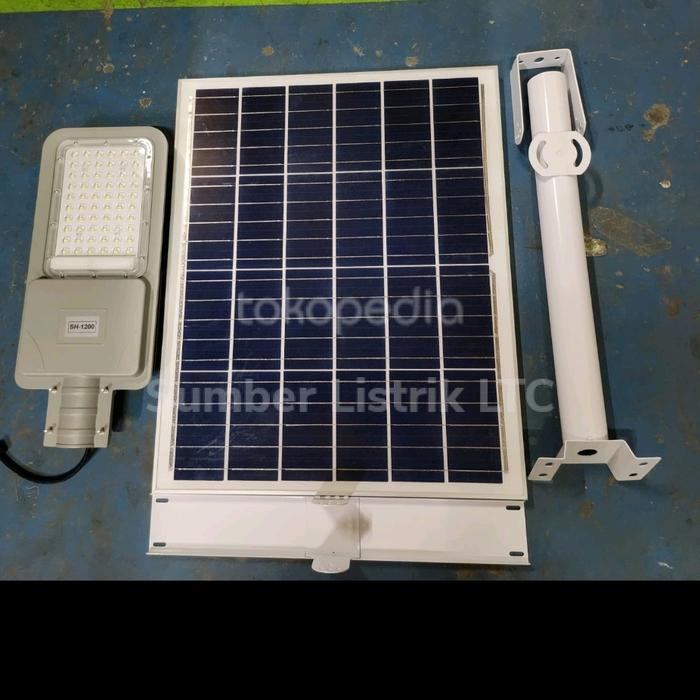 Jual PJU Solar Cell 1200w Lampu Jalan Solar 1200w PJU 2 in one ...