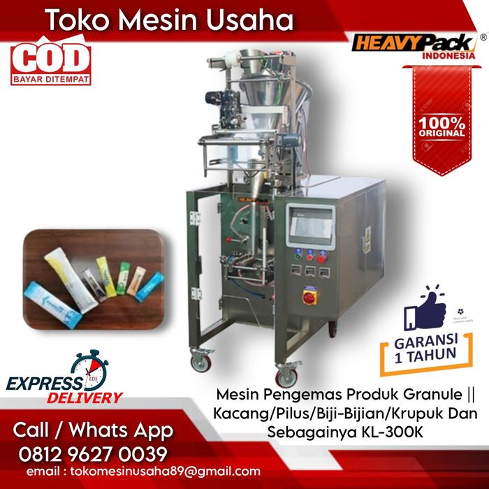 Jual Mesin Packing Kemas Sachet Otomatis Butiran Granule KL-300K ...