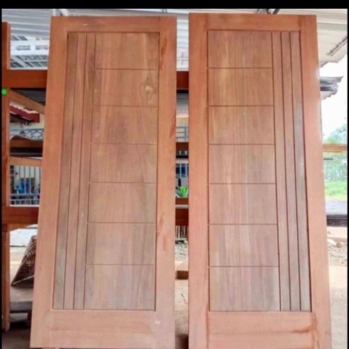 Jual ready paket kusen pintu satu rumah atau satuan kayu mahoni - Kab ...