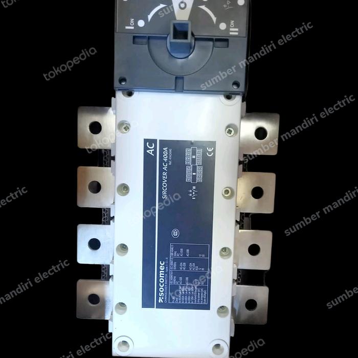 Jual COS CHANGEOVER SWITCH (1-0-2) 400A 4P SOCOMEC - Jakarta Pusat ...