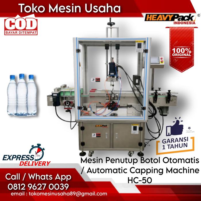 Jual Mesin Capping Penutup Botol Otomatis HEAVYPACK HC-50 - Jakarta Barat - TOKO-MESIN-USAHA ...