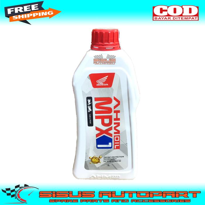 Jual OLI MPX 1 MOTOR SPORT / OLI MOTOR SPORT 1L / AHM OIL MPX1 1 LITER ...