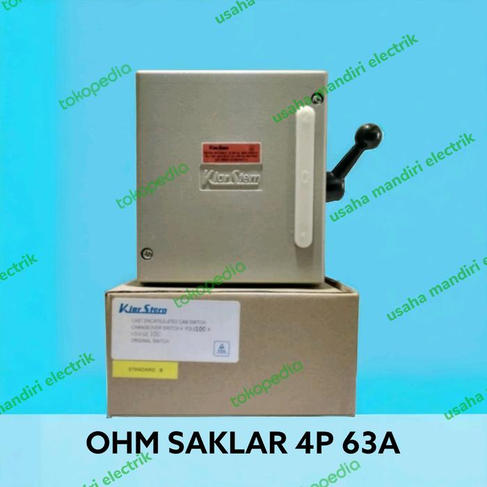 Jual COS / CHANGE OVER SWITCH / OHM SAKLAR 4P 63A KLAR STERN GZ 63A I-0-II - Jakarta Barat ...