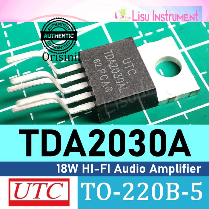 Jual TDA2030A 18W HI-FI Audio Amplifier and 35W TDA2030 TDA2030AL UTC ORI - Kota Depok - Lisu ...