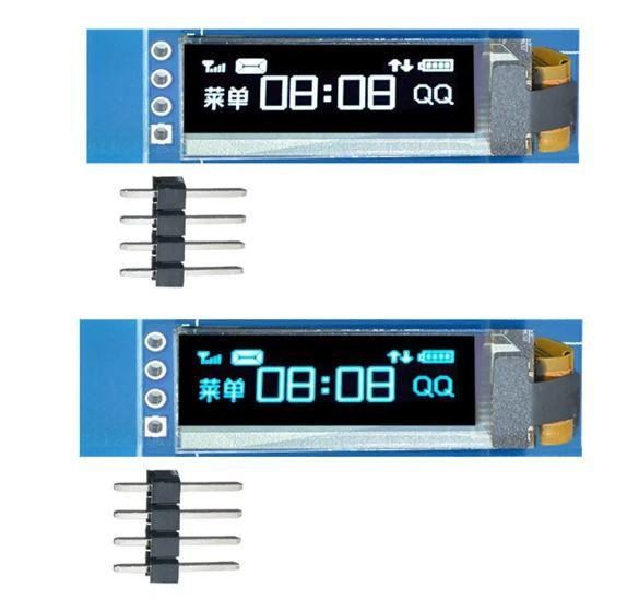 Jual LCD OLED 0.91" BLUE 128X32 i2C Module for Arduino 12832 display ...
