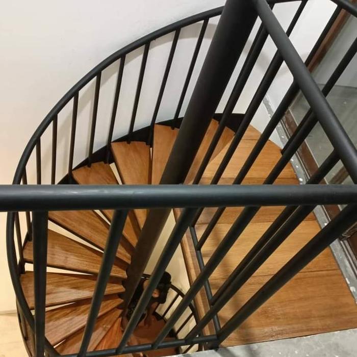 Jual tangga spiral, tangga putar kayu ,tangga besi - Kota Tangerang ...
