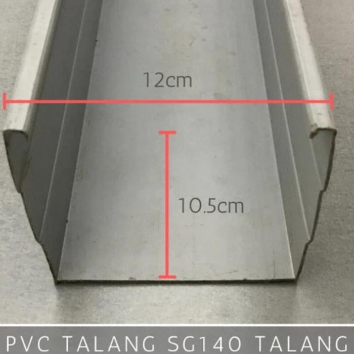 Jual Talang Air Per Meter PVC Kotak SG 140 4" 4 Inch - Jakarta Barat ...