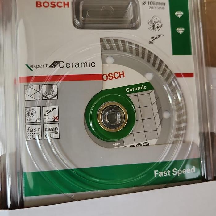 Jual Diamond Wheel BOSCH 4" TURBO / Mata Potong Keramik / Cating Hijau ...
