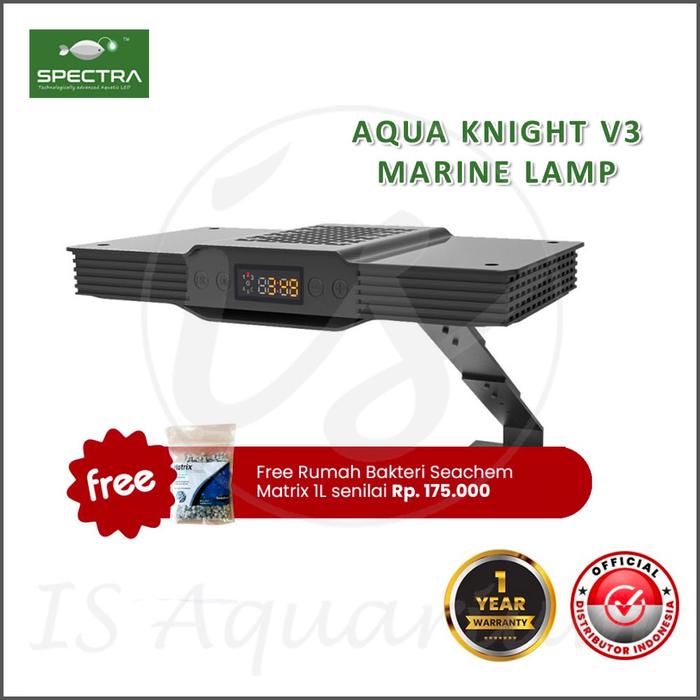 Jual Spectra Aqua knight V3 Aquaknight Lampu Aquarium LED Marine 60w ...