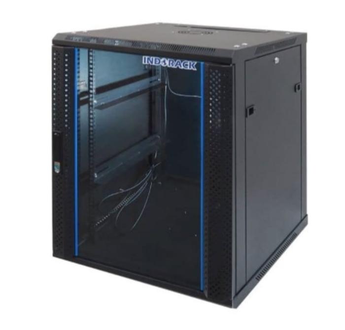 Jual INDORACK WALLMOUNT RACK SERVER 550MM 15U SINGLE DOOR WIR5515S 15U ...