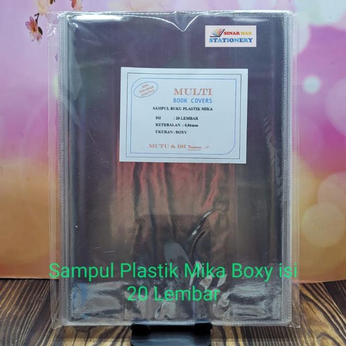 Jual Sampul Buku Plastik Mika Boxy Multi/ Sampul Buku Boxi Campus 20 lembar - Kota Bekasi ...