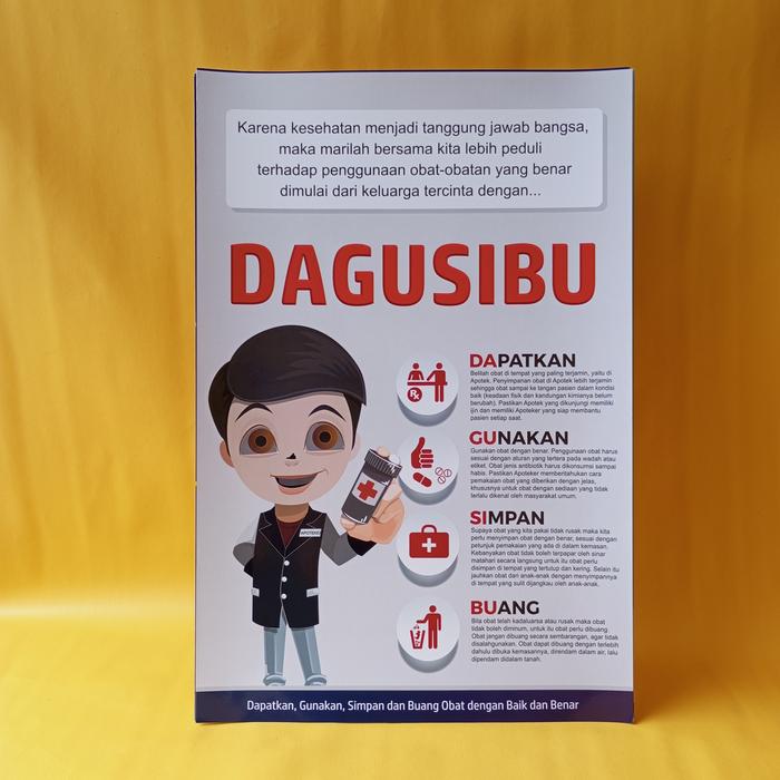 Jual Poster Obat | Poster DAGUSIBU | Penggunaan Obat Dengan Benar ...
