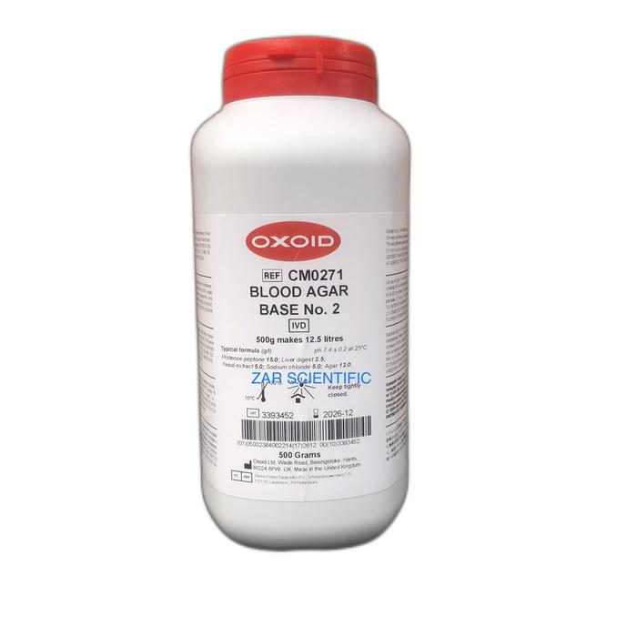 Jual Blood Agar Base No. 2 Oxoid CM0271B - Kab. Bandung - ZAR ...