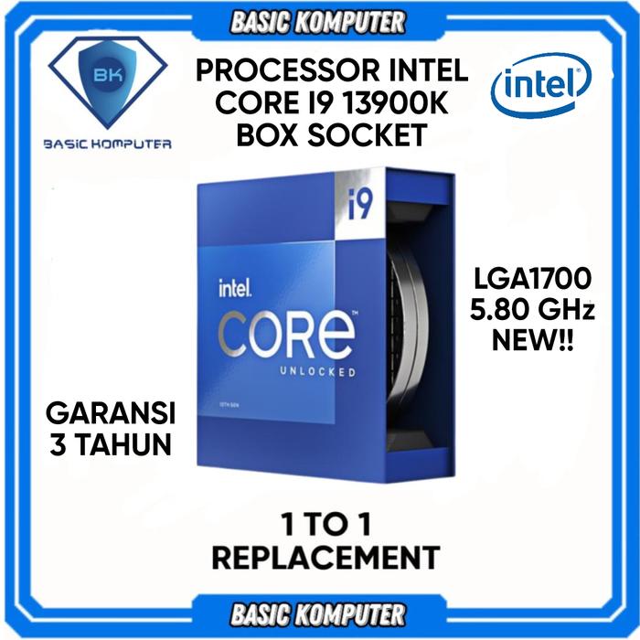 Jual PROCESSOR INTEL CORE I9 13900K BOX SOCKET LGA1700 5.80 GHz NEW ...