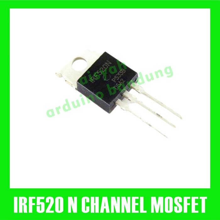 Promo Mosfet IRF520 IRF520N untuk-220 N-Channel IR MOSFET Daya - Kota ...