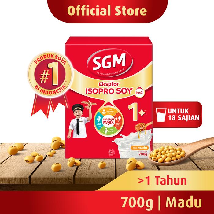 Promo SGM Eksplor ISOPRO SOY 1+ Madu Susu Pertumbuhan 700g - Jakarta Timur - SGM Official Store ...