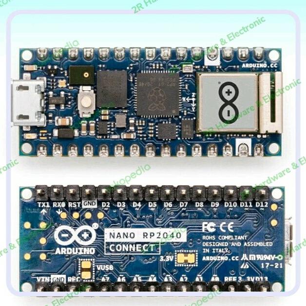 Jual Arduino Nano Rp2040 Connect U Blox Wifi 6 Axis Imu Kota Surabaya 2r Hardware 0054
