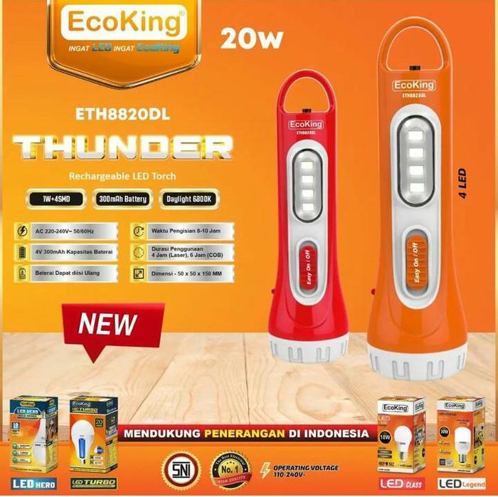 Jual Ecoking Emergency LED Thunder ETH8820 - Kota Semarang ...