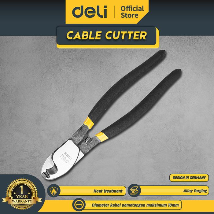 Promo Deli Tang Potong Kabel Cable Cutter EDL200XX - 8 Inch - Kab ...