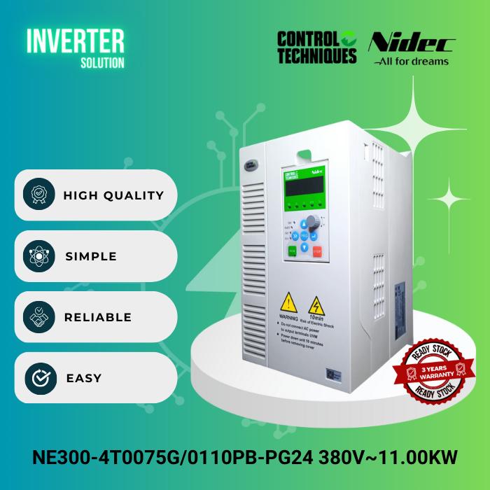 Jual INVERTER VSD/VFD NIDEC CONTROL TECHNIQUE NE300 11.00kw/ 2HP 380V ...