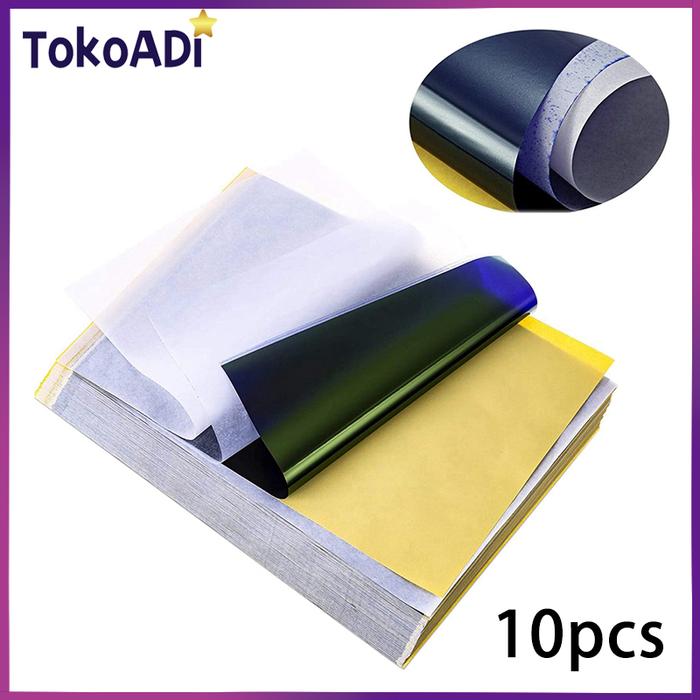 Jual 10PCS Kertas Karbon/Tattoo Paper Spirit/Stencil Carbon/Thermal ...