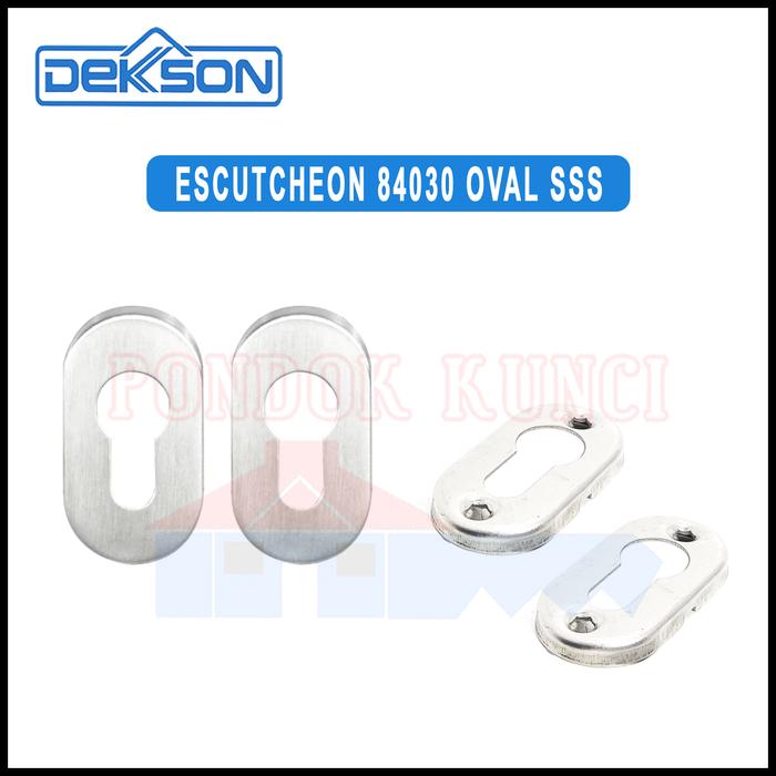 Jual Escutcheon Dekkson ESCN 84030 SSS Tutup Ring Kunci Cylinder OVAL - Kota Tangerang - PONDOK ...