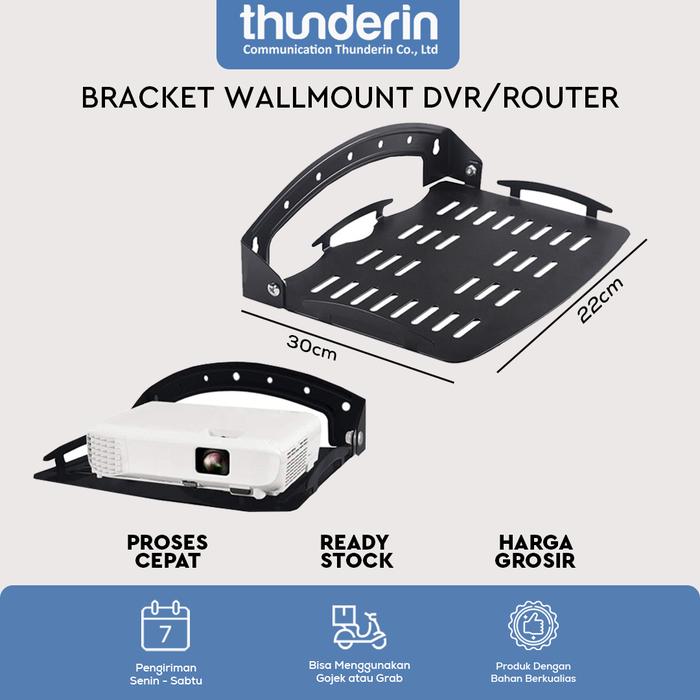 Jual Bracke Wallmount DVR, Router & Transceiver, Bracket Wallmount ...
