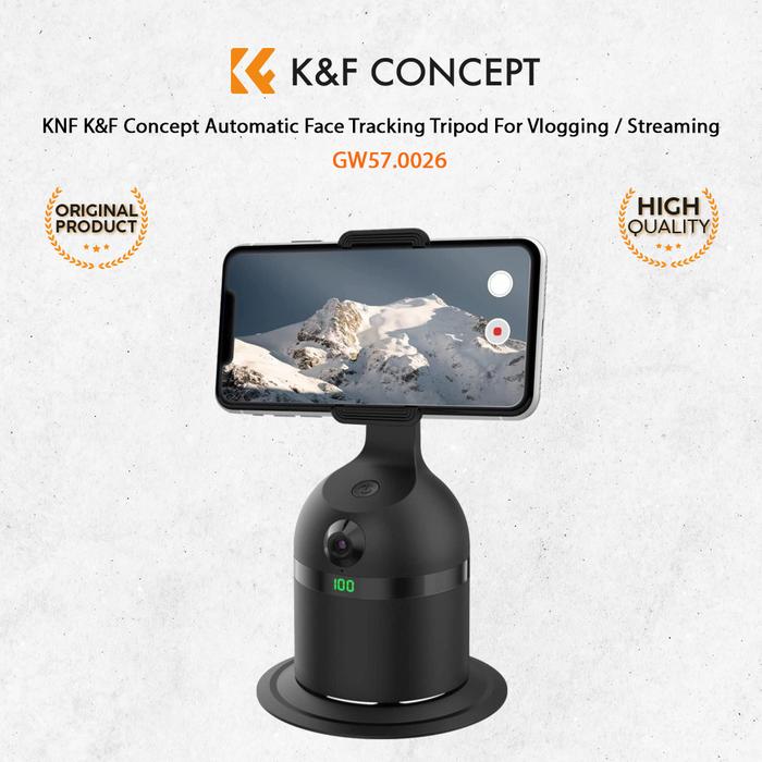 Promo KNF K&F Concept Automatic Face Tracking Tripod For Vlogging ...