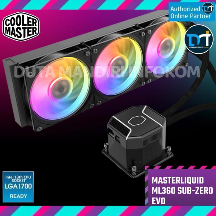 Promo Cooler Master Masterliquid ML360 SUB ZERO EVO - AIO Liquid CPU ...
