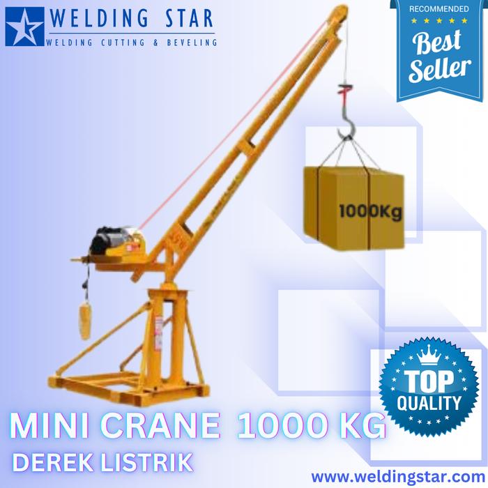 Jual MINI CRANE 1000 KG / DEREK LISTRIK / DEREK HOIST 1000 KG - Kota ...