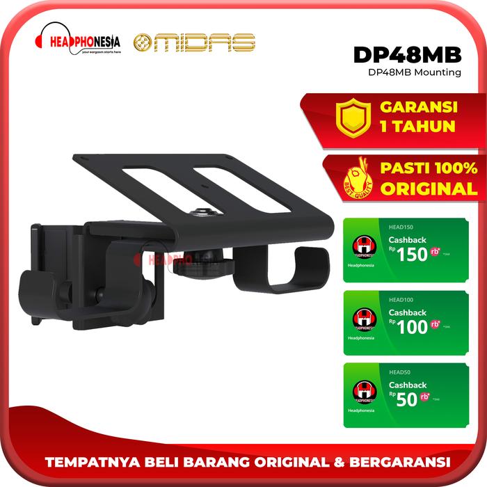 Jual Midas DP48MB Mounting Bracket for DP48 Personal Monitoring Mixer ...