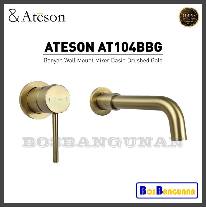 Jual Keran Wastafel Tanam ATESON AT104BBG Hot & Cold / Kran Wastafel ...