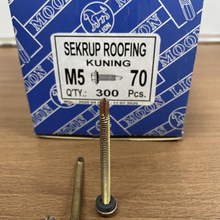 Jual Roofing 12 x 70 paku atap Moon Lion 7 cm BOX isi 300 pcs - Kab ...