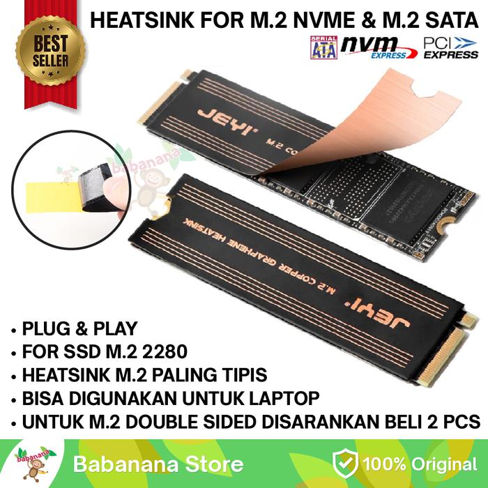 Jual HEATSINK SSD M.2 NVME M.2 SATA 2280 COOLING PENDINGIN LAPTOP ...