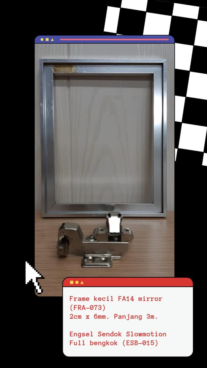 Jual Engsel Sendok Frame Slowmotion FA21 Lemari Pintu Alumunium Kaca ...