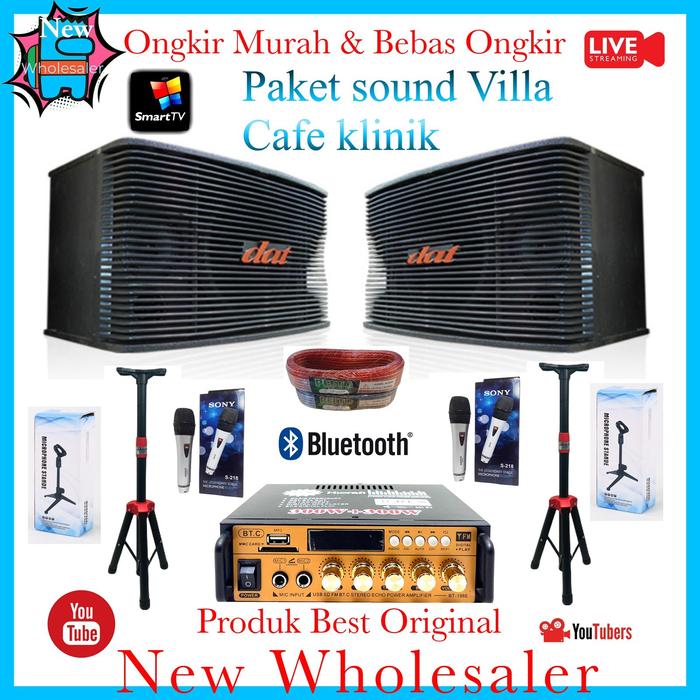 Jual paket sound system Speaker Dat 10 inch Villa Cafe klinik restoran ...