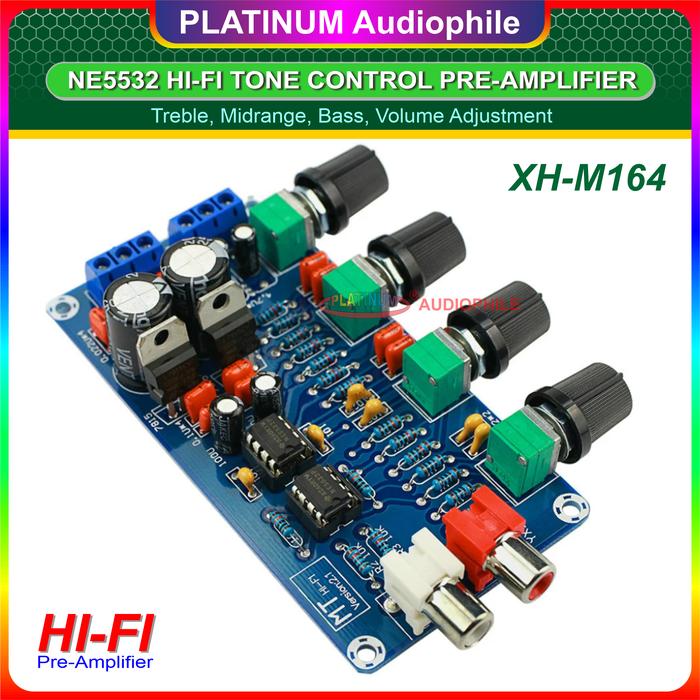 Jual Stereo Tone Control Modul Ne5532 Hifi Pre Amplifier Preamp Xh M164 ...
