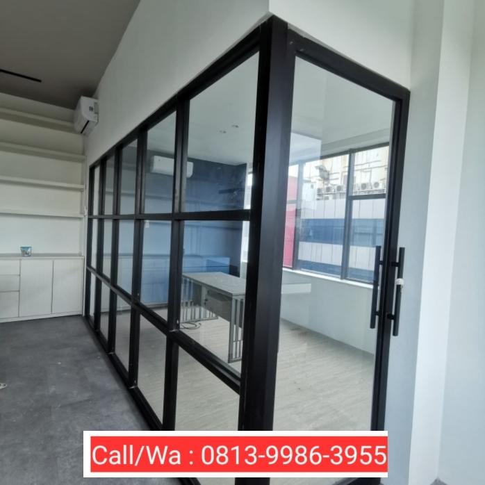 Jual Partisi Aluminium / Sekatan Ruangan Perkantoran dan Pintu Kaca ...