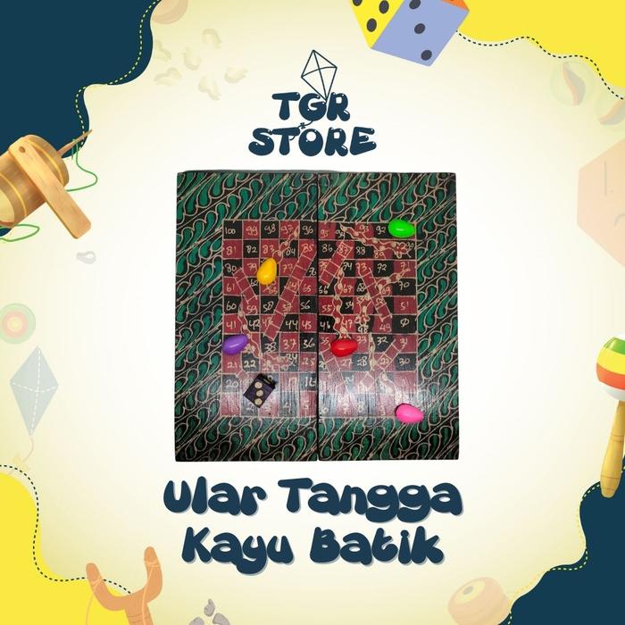 Jual Permainan Tradisional Ular Tangga Kayu Lipat - Kota Bekasi ...