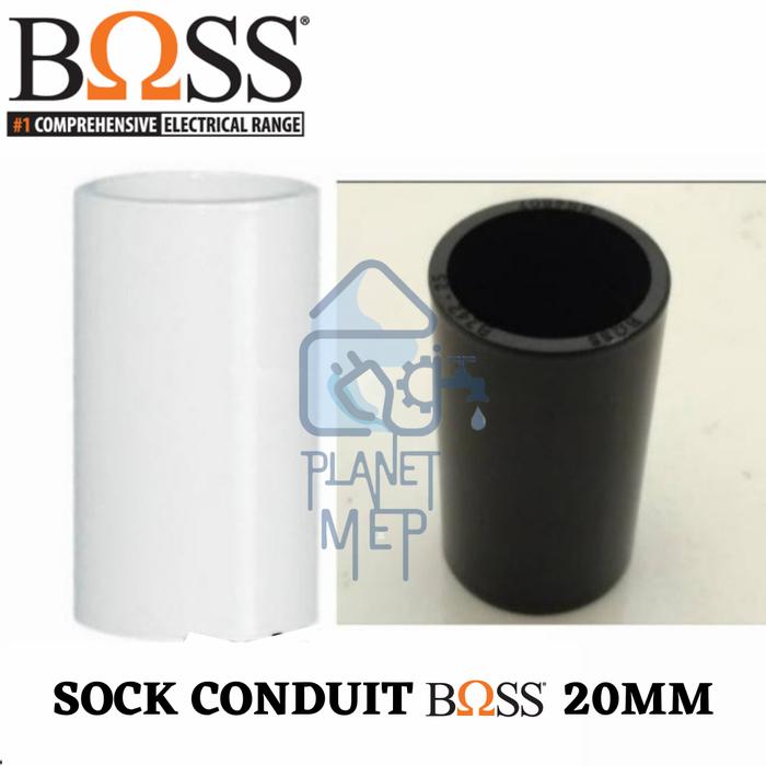Jual BOSS SOK CONDUIT 20MM / COUPLING CONDUIT 20MM (100 PCS) - Putih ...